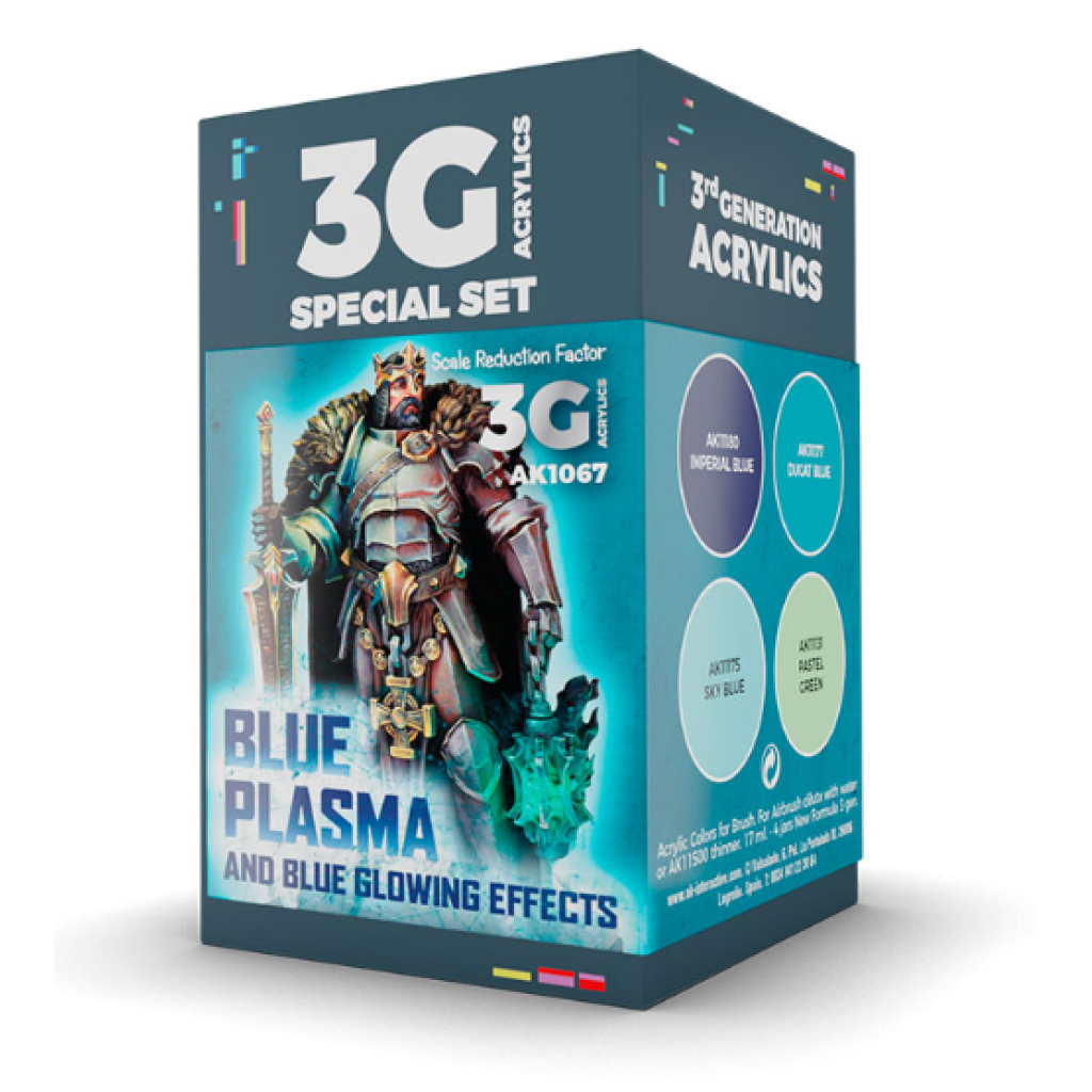 AK Interactive: Wargame Color Set – Blue Plasma – The Pub Game Store ...